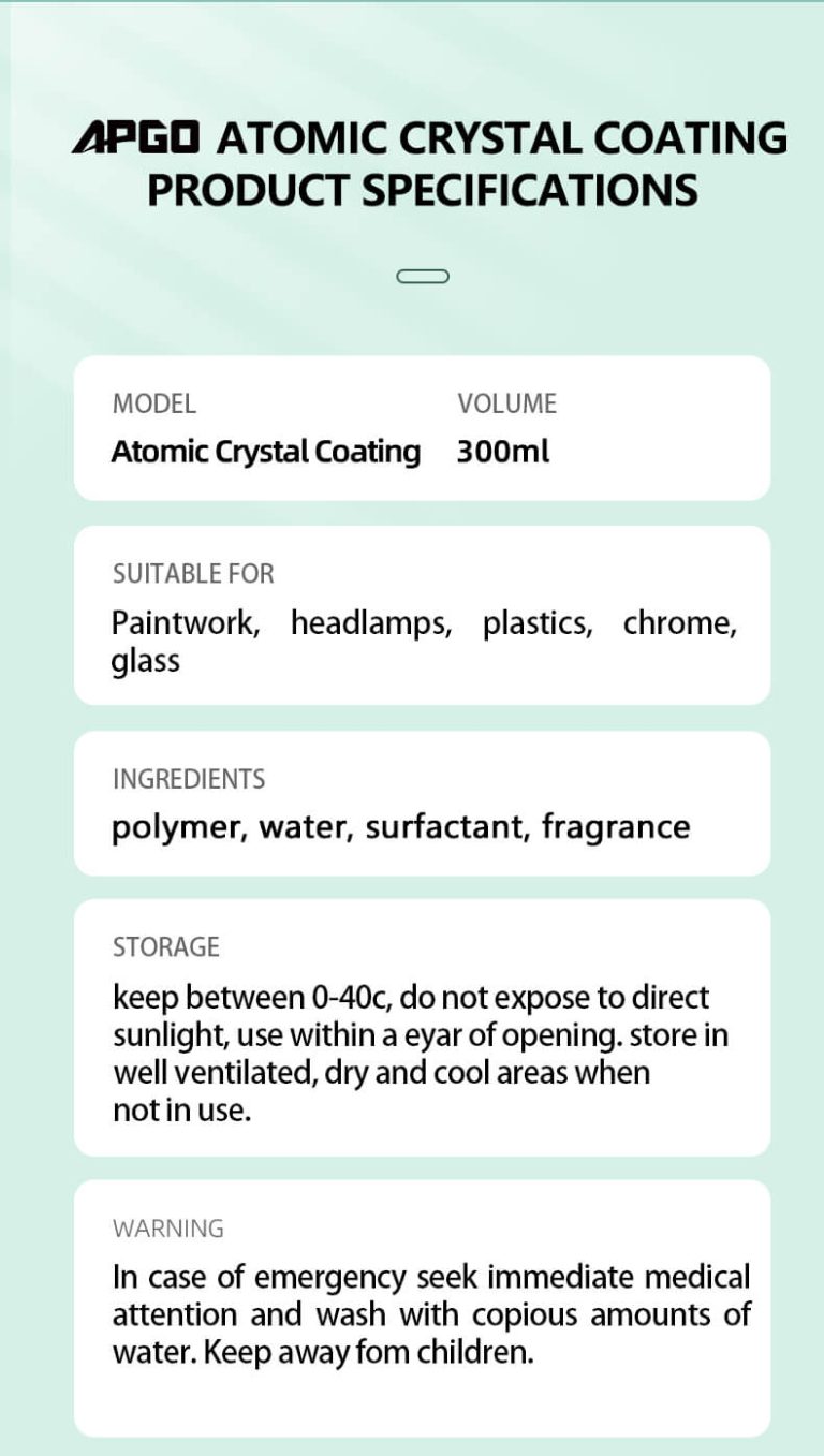 Atomic Crystal Coating - APGO